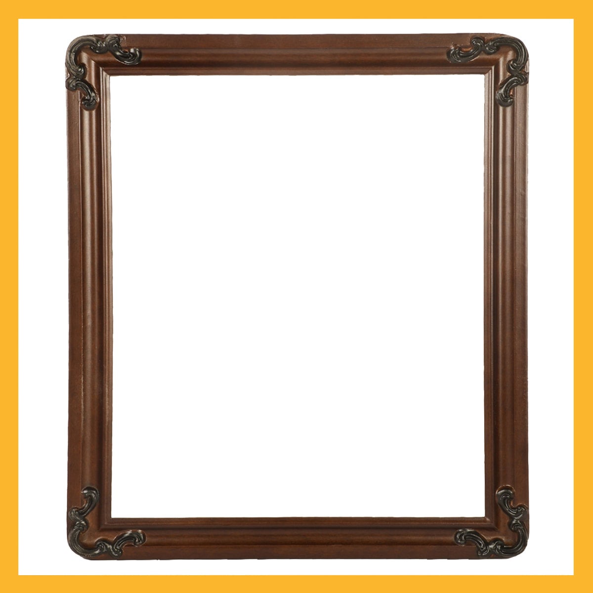 Rounded Corner 4W Victorian Antique Walnut Frame | Woody's Wild West ...
