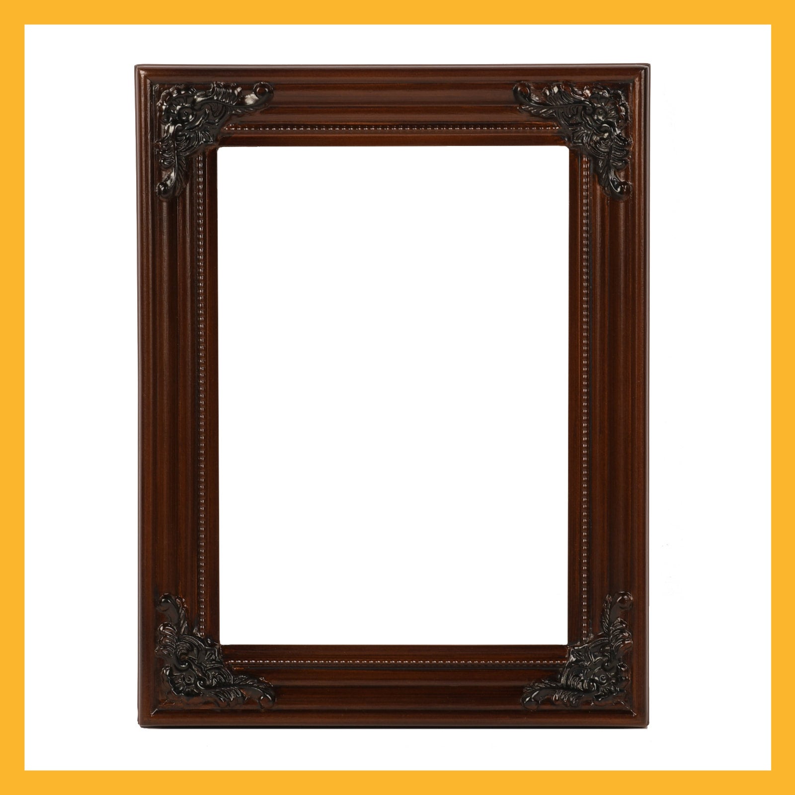 Victorian V6 1" Antique Walnut Square Frame | Woody's Wild West Photography